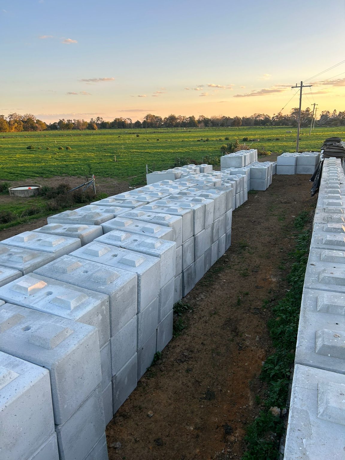 InfraBlock | Precast Retainment Products | Large Scale Manufacturing